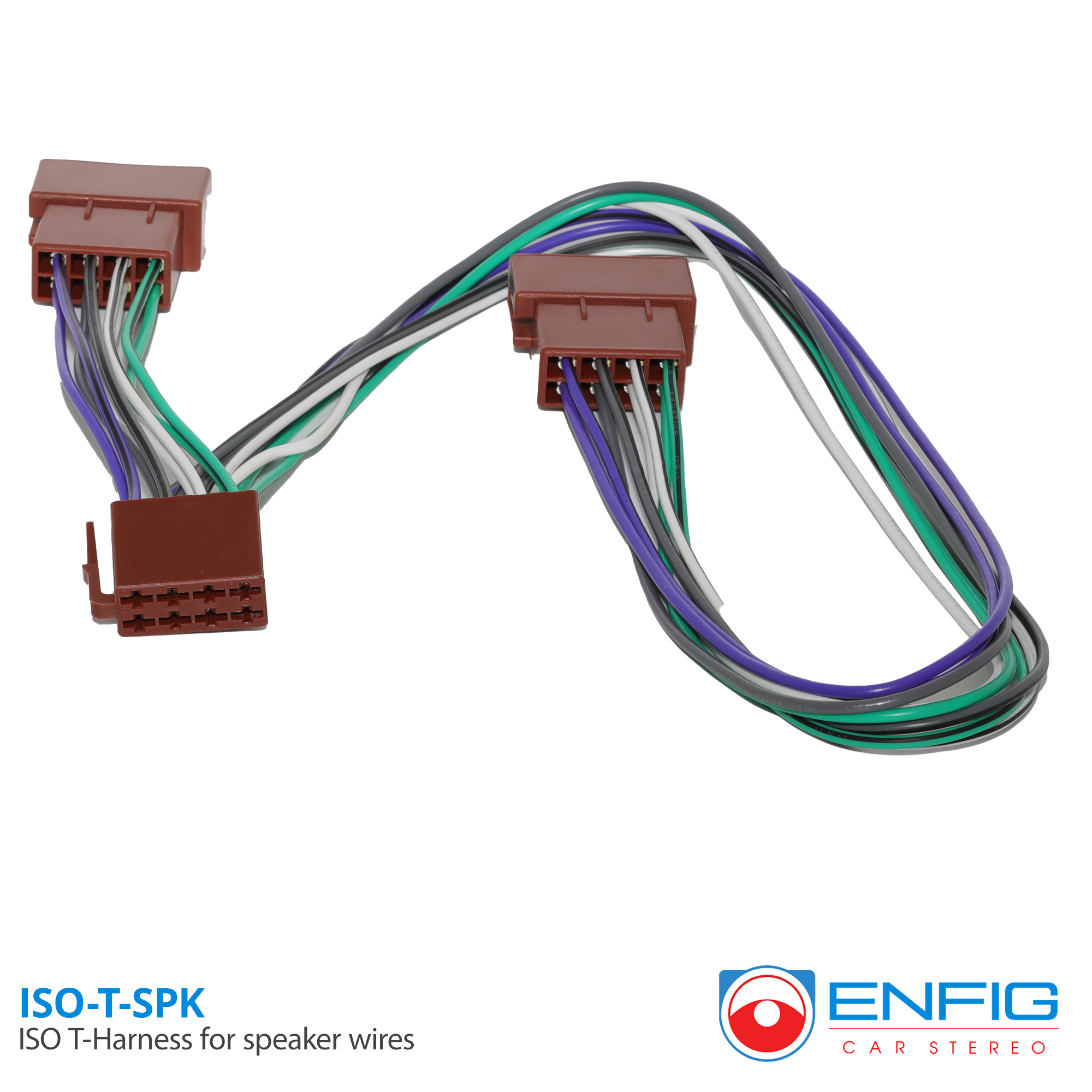 Enfig ISO-T-SPK T Speaker T-Harness - Enfig Car Stereo
