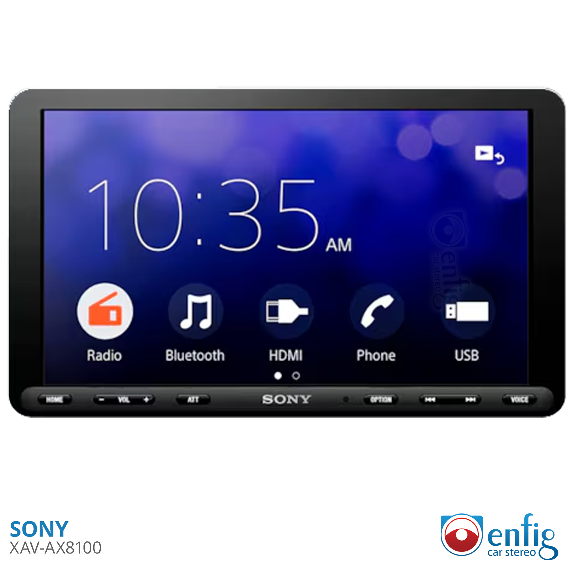 Sony XAV-AX8100 - Enfig Car Stereo